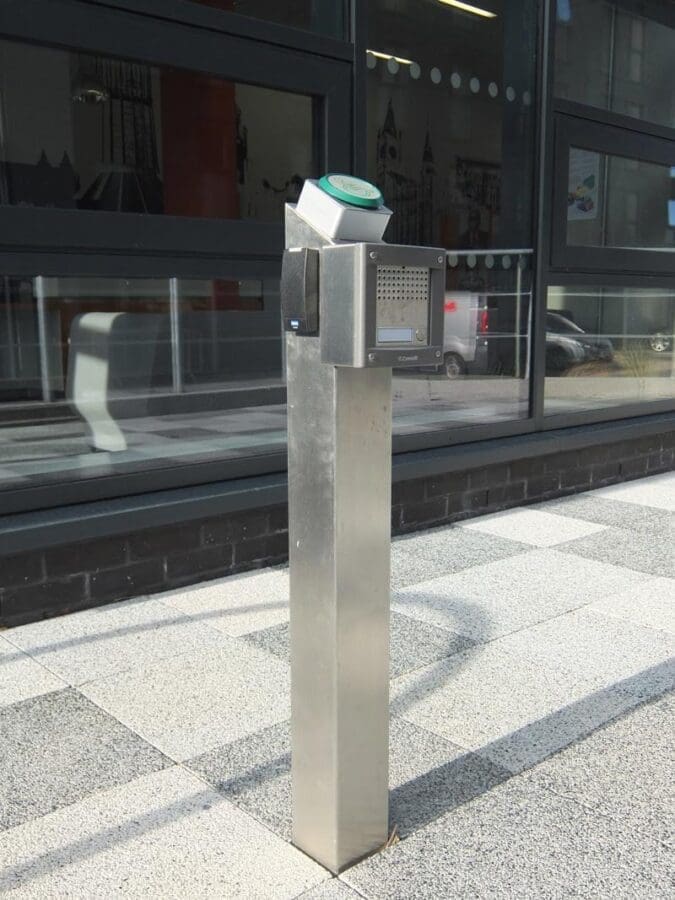 Disabled Access & Intercom Post - Bollard Street