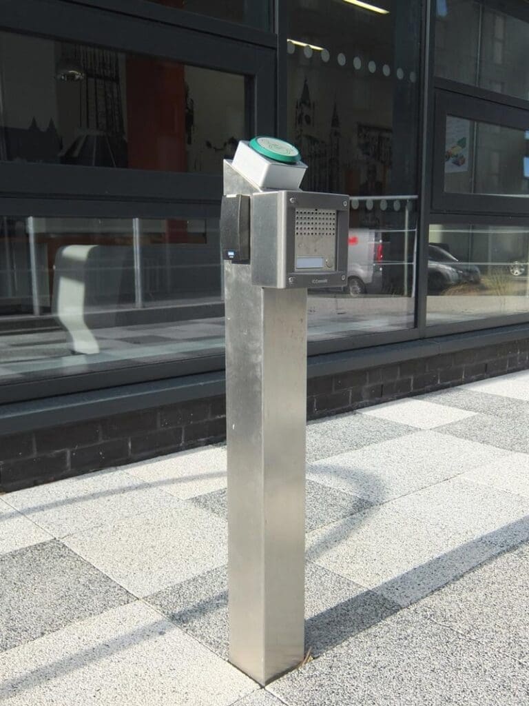 Disabled Access & Intercom Post - Bollard Street