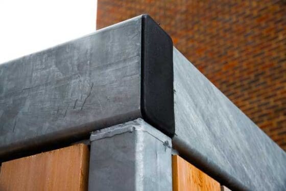 Sedum Roof Bin Store - Bollard Street