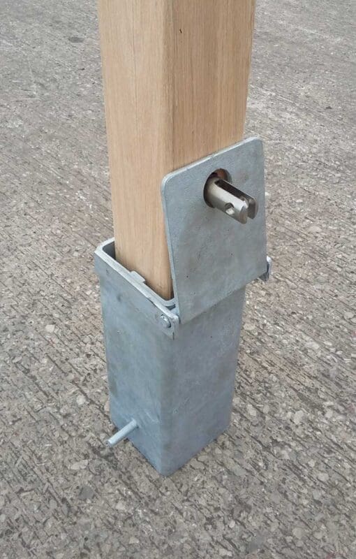 Customizable Removable Timber Bollards | Bollard Street