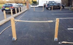 Customizable Removable Timber Bollards | Bollard Street